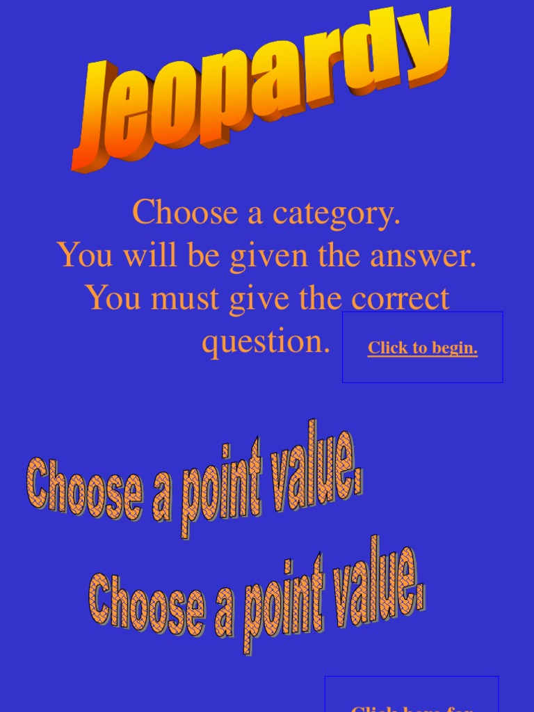 Jeopardy-Style Cell Organelles Quiz | PDF