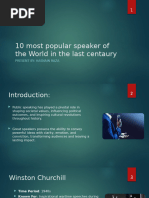 22 Influential Public Speakers in History | PDF | Public Speaking ...