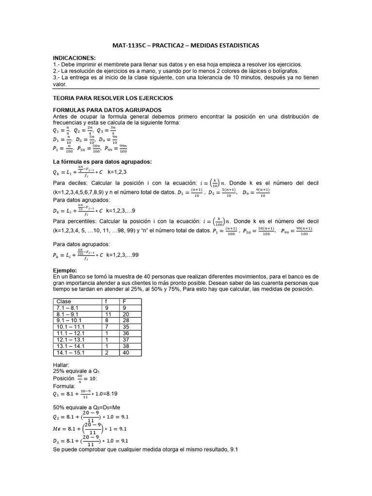 PRACT2 1135C | PDF | Cuantil