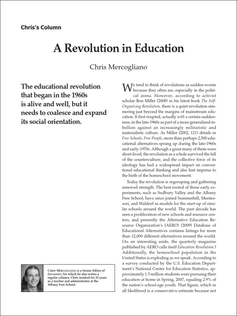 A Revolution in Education | PDF | Loudspeaker | Laser