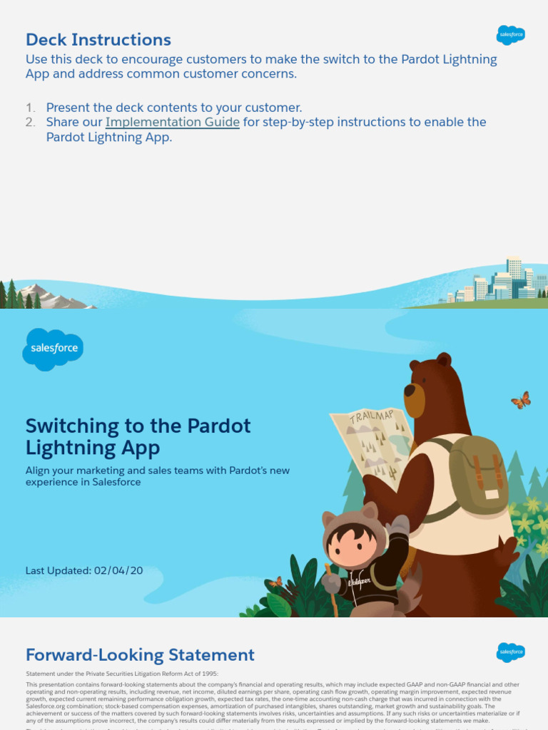 PARTNER___Switching_to_the_Pardot_Lightning_App___FAQ_Deck (1) | PDF | Investing | Valuation ...