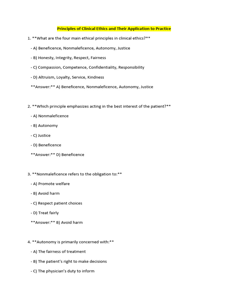 Medical Ethics | PDF | Medical Ethics | Autonomy