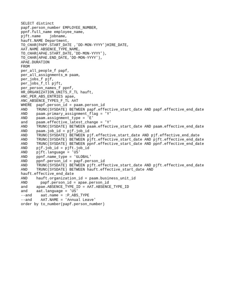 Absence Entry Details | PDF