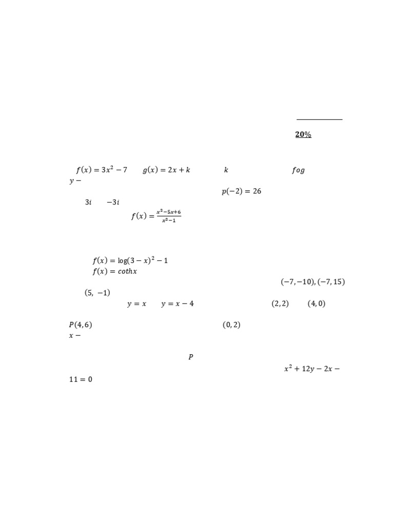 Math-1011 Assig. | PDF
