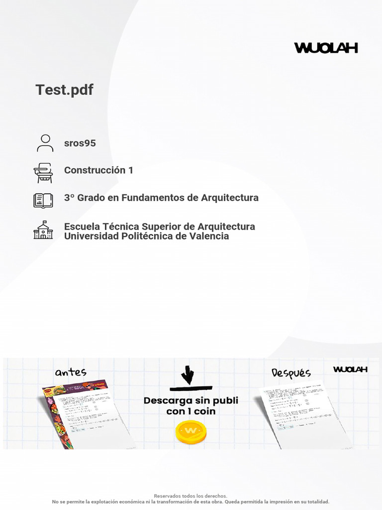 Wuolah Free Test | PDF | Fundación (Ingeniería) | Ingeniería estructural