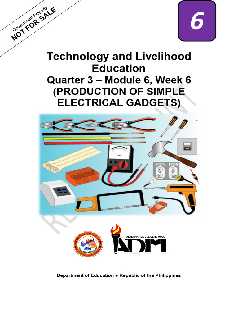 TLE6 Q3 Mod6 IA ProductionOfSimpleElectricalGadgets v5 | PDF ...