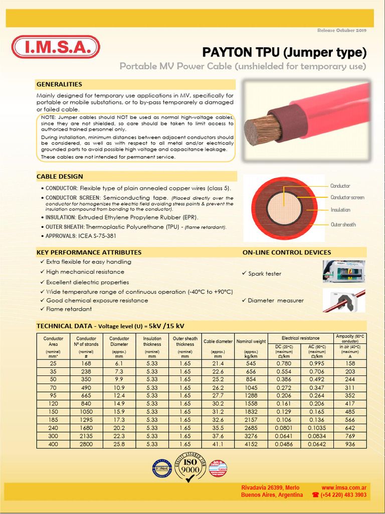 PAYTON TPU - (Jumper type) | PDF | Insulator (Electricity) | Electrical ...