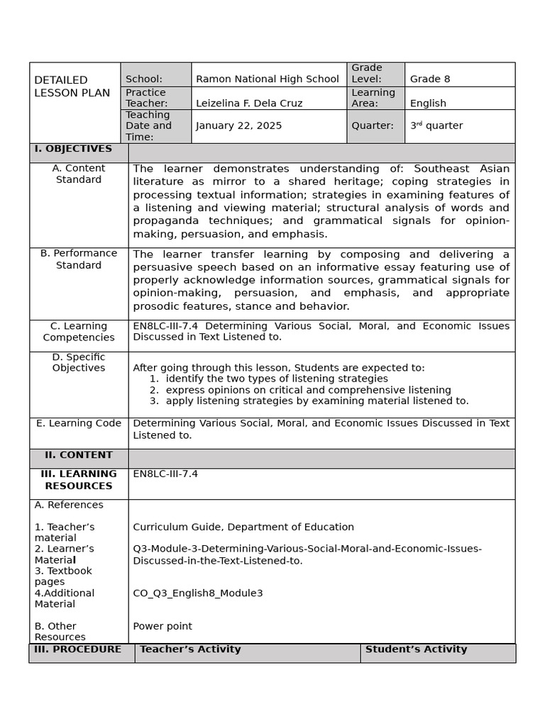 Lei DLP 1 | PDF | Learning | Thought