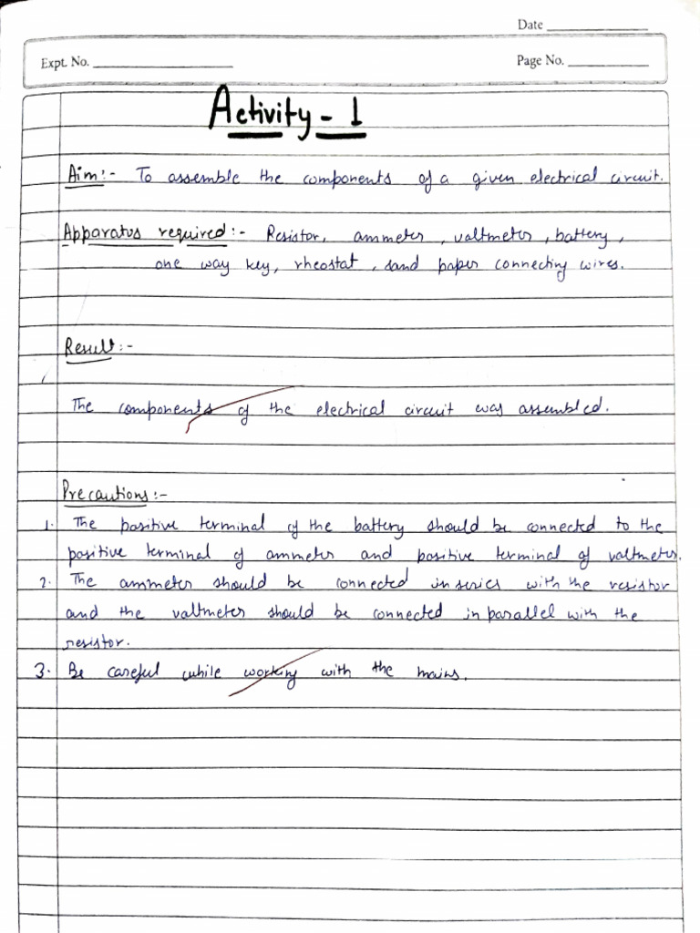 Physics Class 12 - Activity 1 | PDF