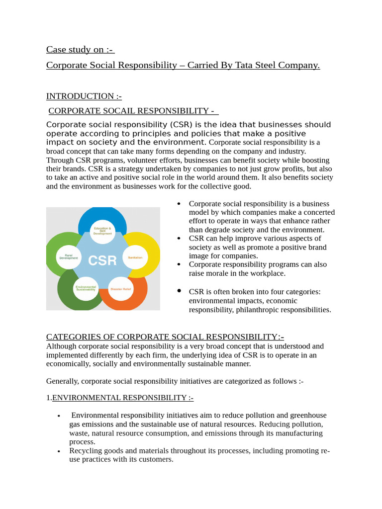 CSR ACTIVITY | PDF | Corporate Social Responsibility | Natural Environment