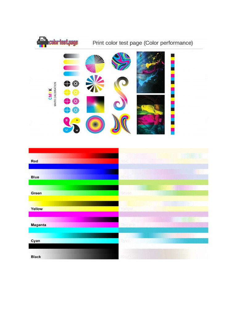 Test Page Printer | PDF