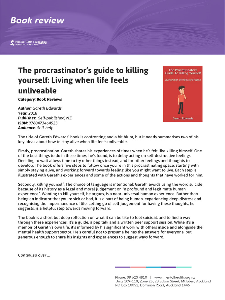 The Procrastinators Guide | PDF | Psychology | Mental Health