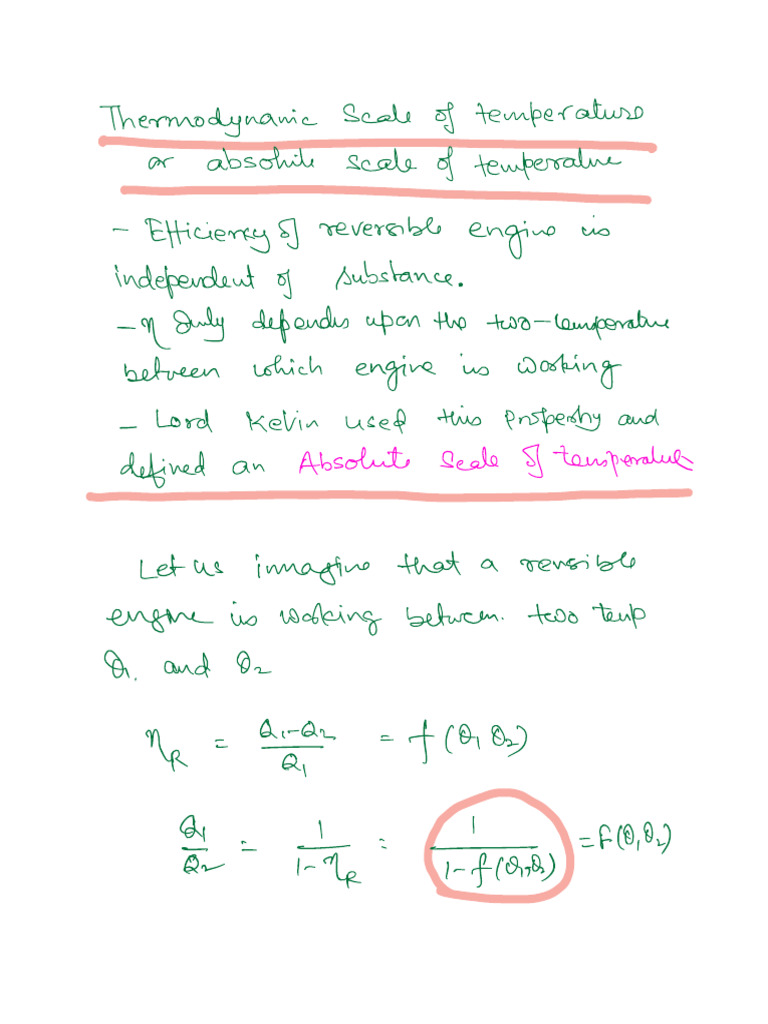0.2 Absolute Scale of Temperature | PDF | Temperature | Mechanics