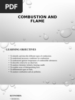 Class 8 Science: Combustion & Flames | PDF | Combustion | Fires