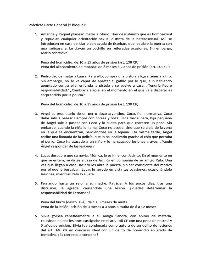 Prácticas UJA | PDF | Homicidio | Crímenes