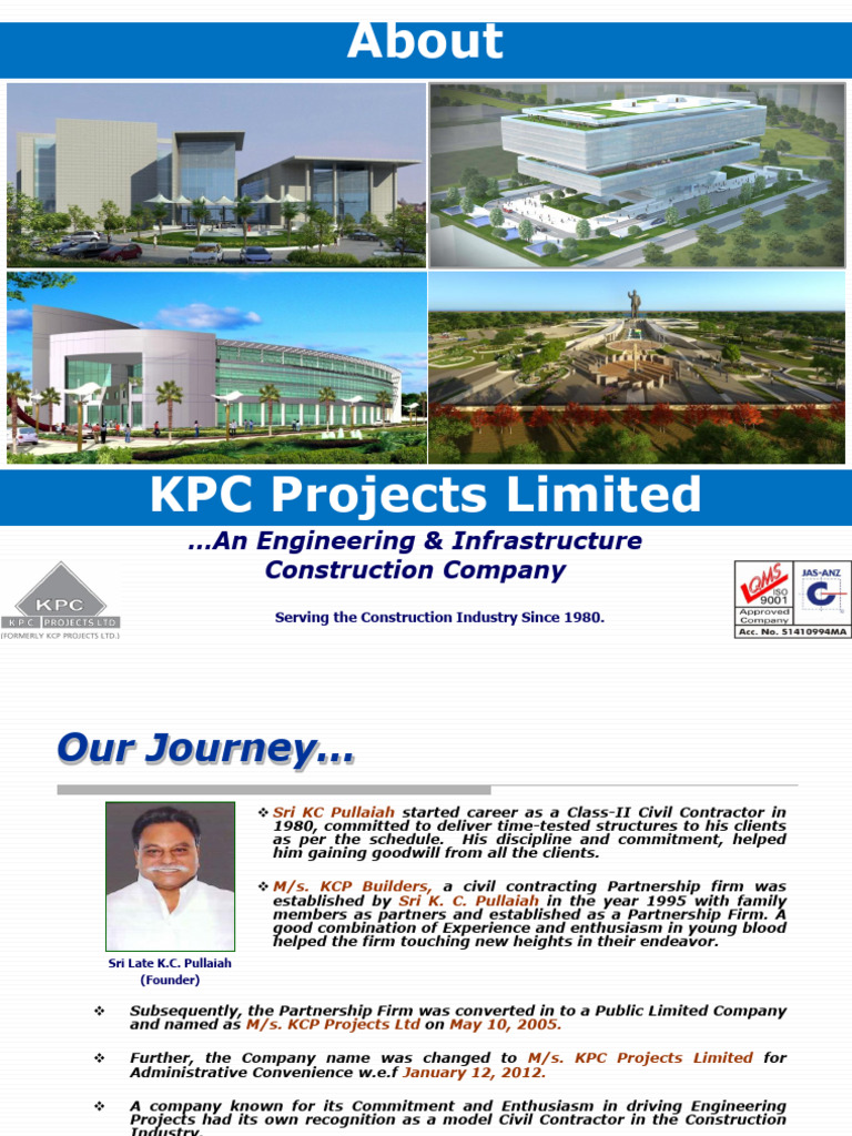 KPC COMPANY PROFILE 2018 | PDF | Sanitary Sewer