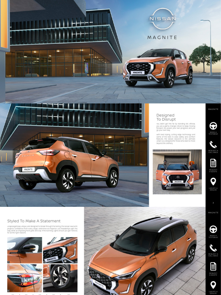 Nissan Magnite MC Brochure | PDF | Anti Lock Braking System | Manual ...