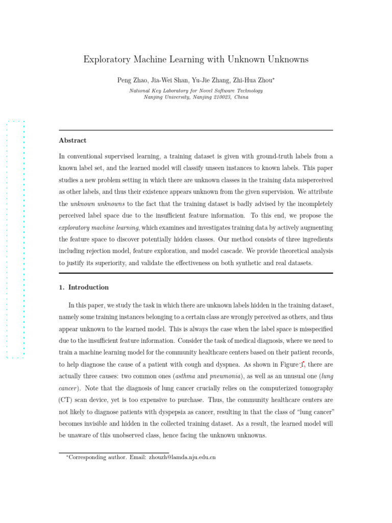 2002.01605v2 | PDF | Machine Learning | Learning