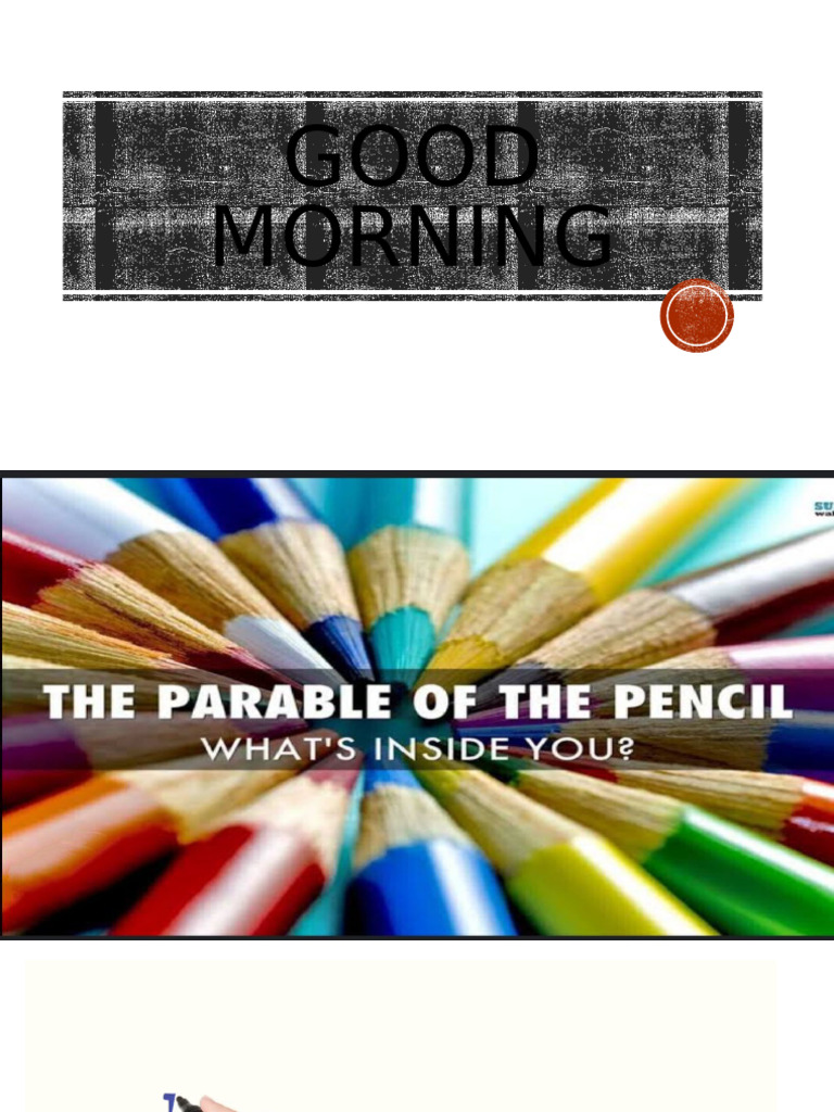 Parable of The Pencil - Karen Joy Duque-MAED 1 - 065218 | PDF