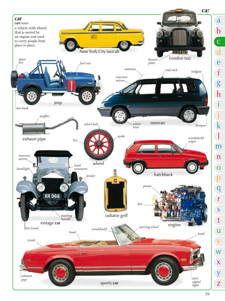 Children - S Illusrated Dictionary-41 | PDF | Trunk (Car) | Cars Of The ...