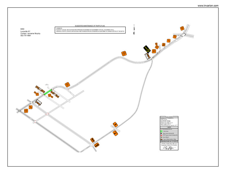 Traffic Plan for Road Closure | PDF | Road | Transport Safety