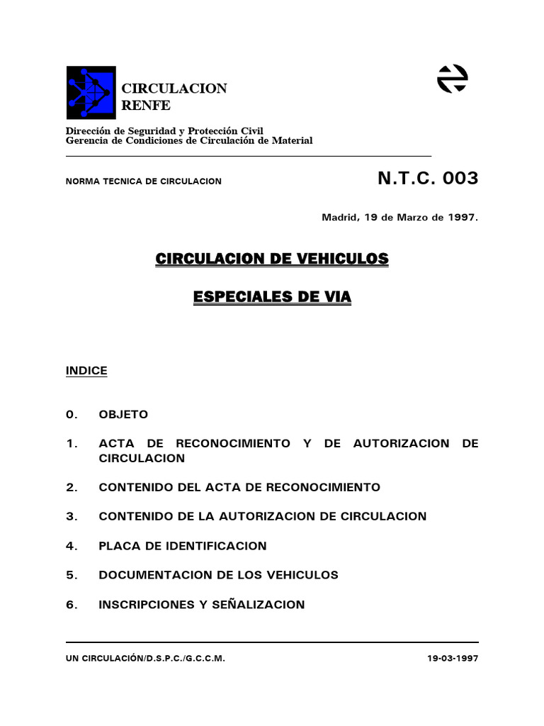 NTC 003 | PDF | Eje | Tecnología de vehículos