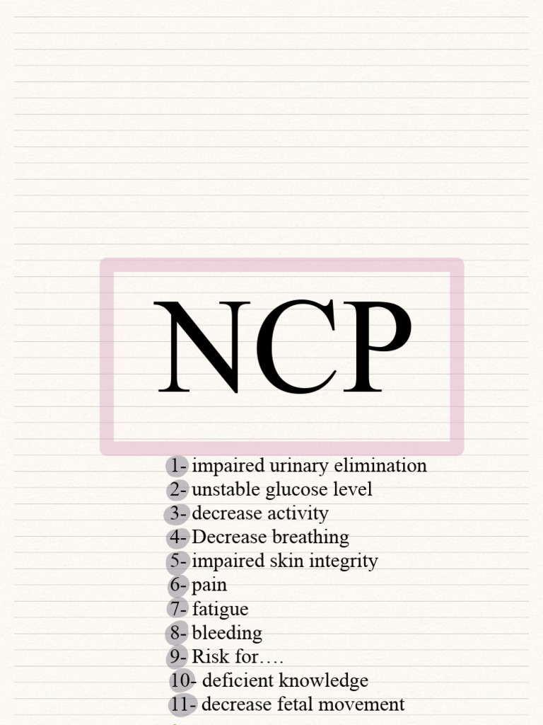 Ncp | PDF