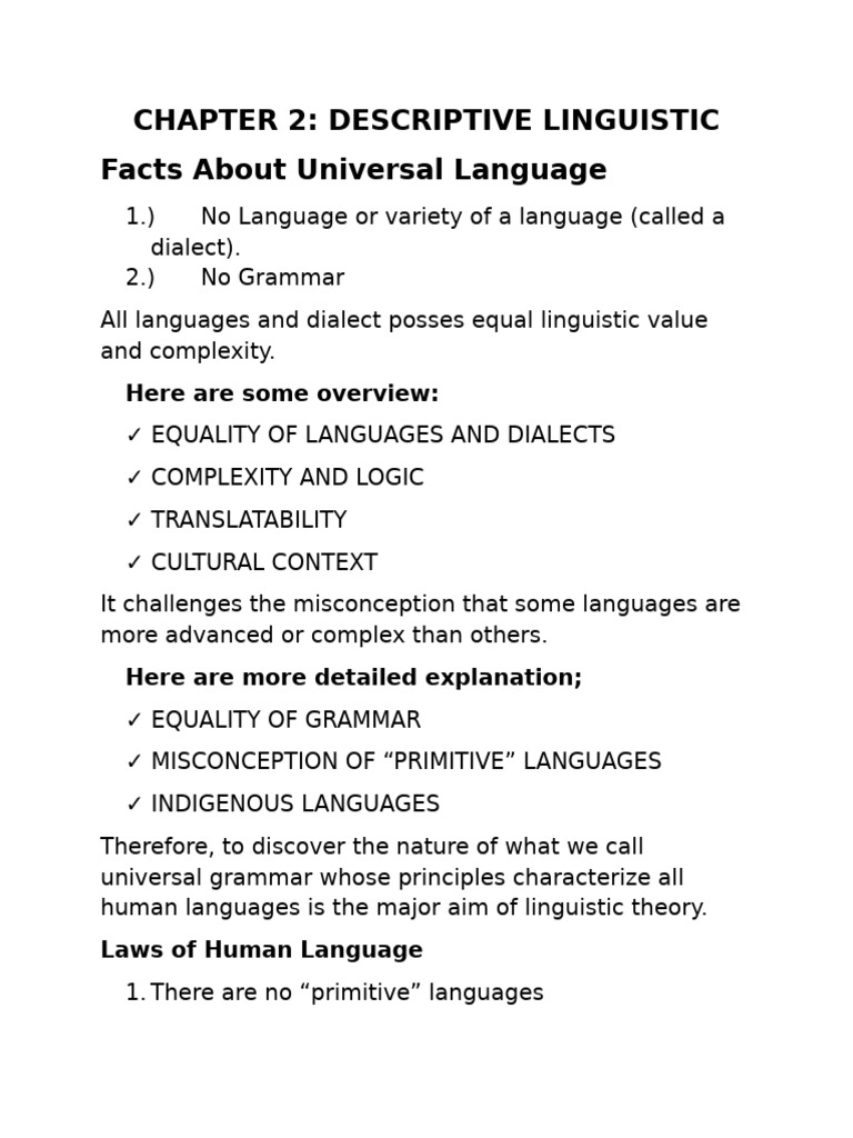 Chapter 2 ITL REVIEWER | PDF | Grammar | Linguistics