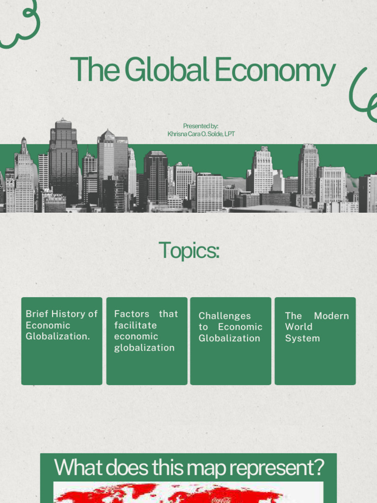Module 3 The Global Economy | PDF | Globalization | Economies