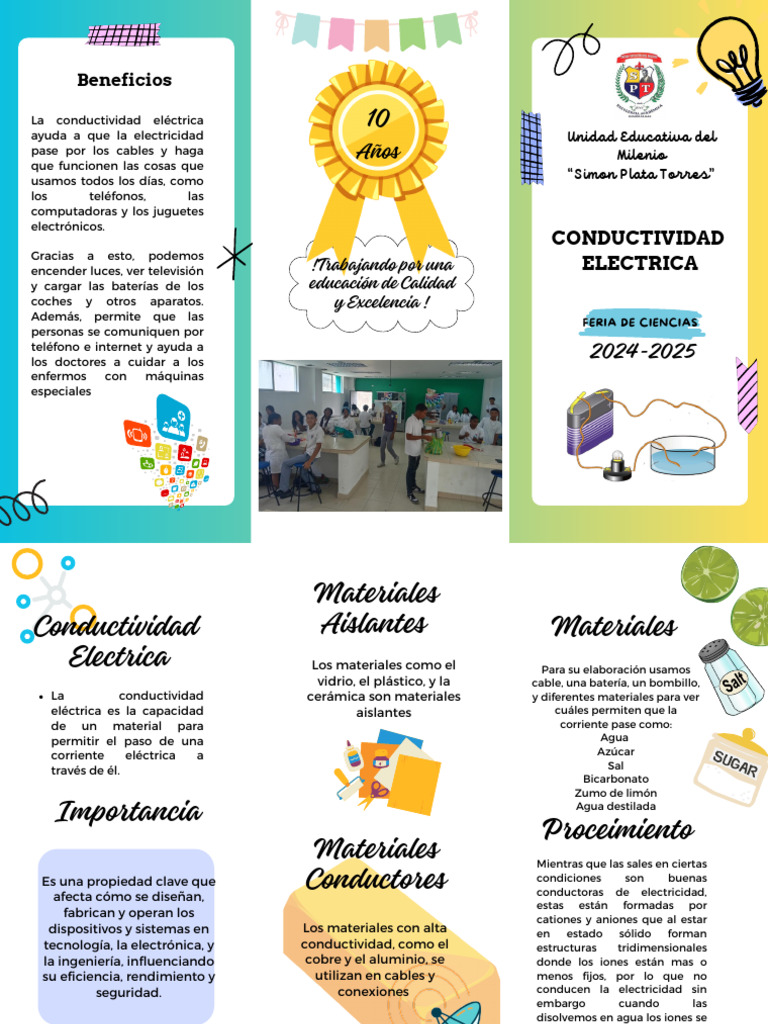 Copia de Folleto Tríptico Apoyo Escolar Ilustrado Azul Turquesa y ...