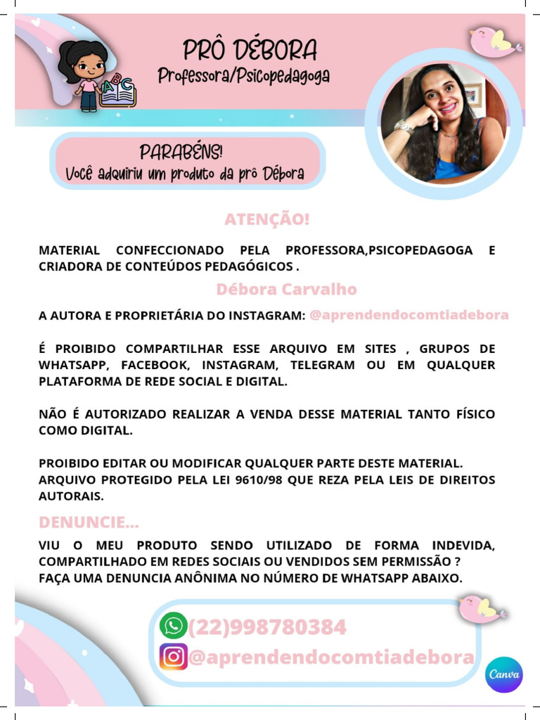 Card Volta Às Aulas Fini | PDF