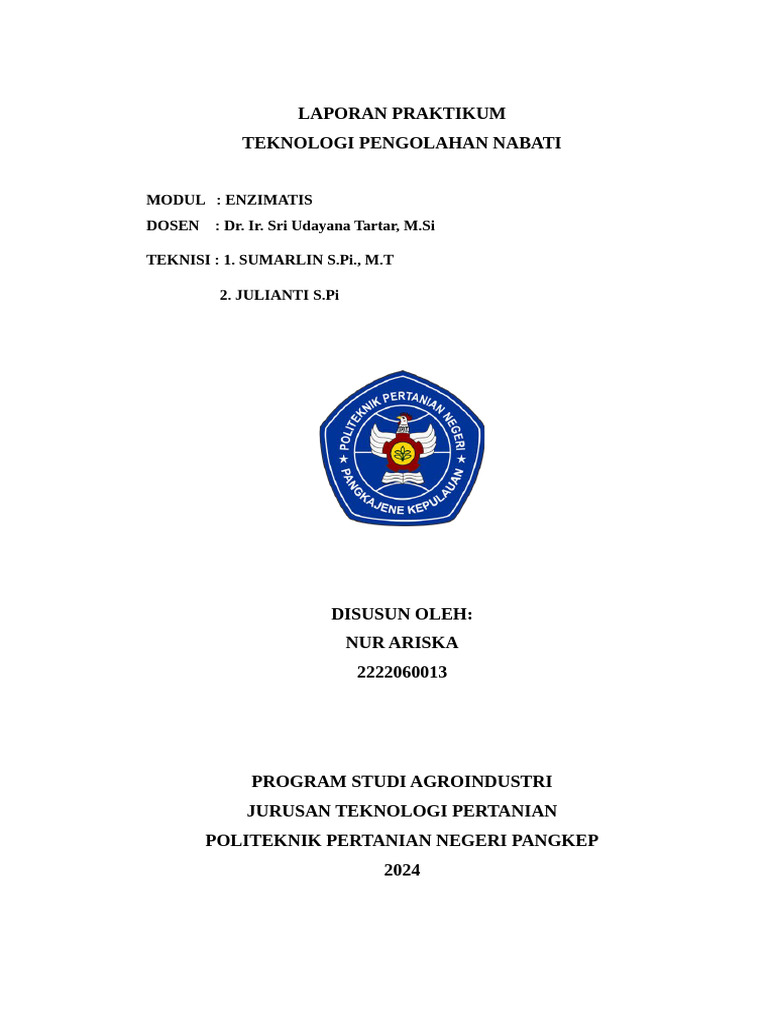 Pencoklatan Enzimatis pada Hasil Nabati | PDF