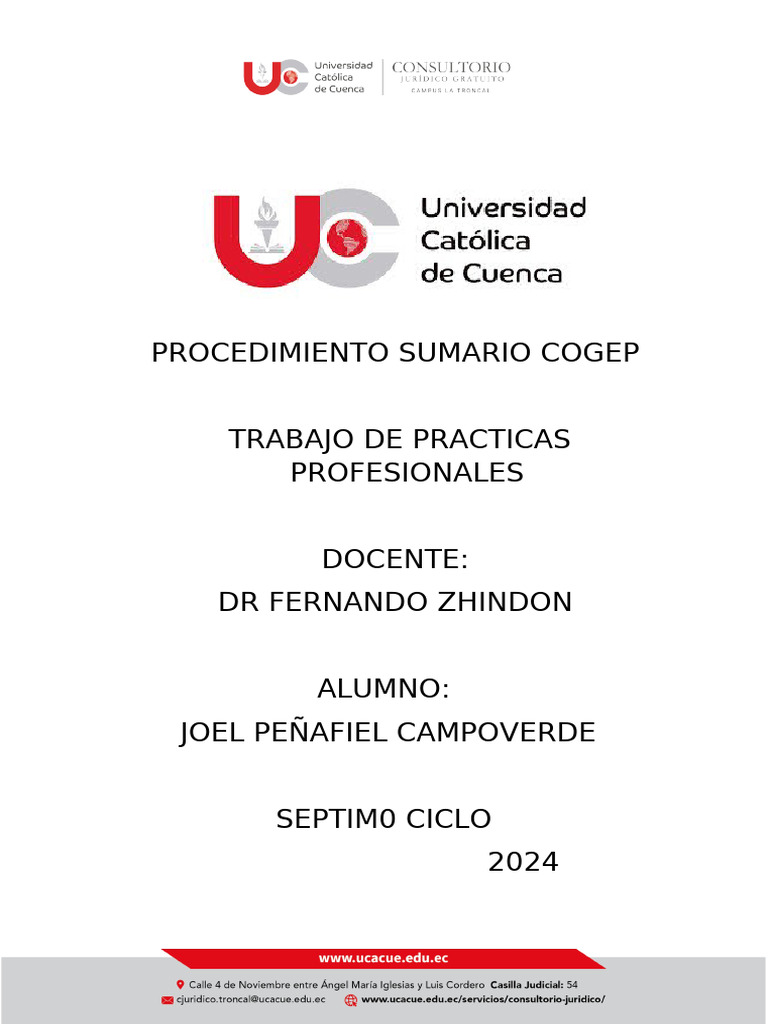 PROCESO SUMARIO 2.0 | PDF