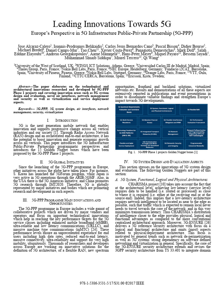 Innovations in 5G Infrastructure Development | PDF | Computer Network ...