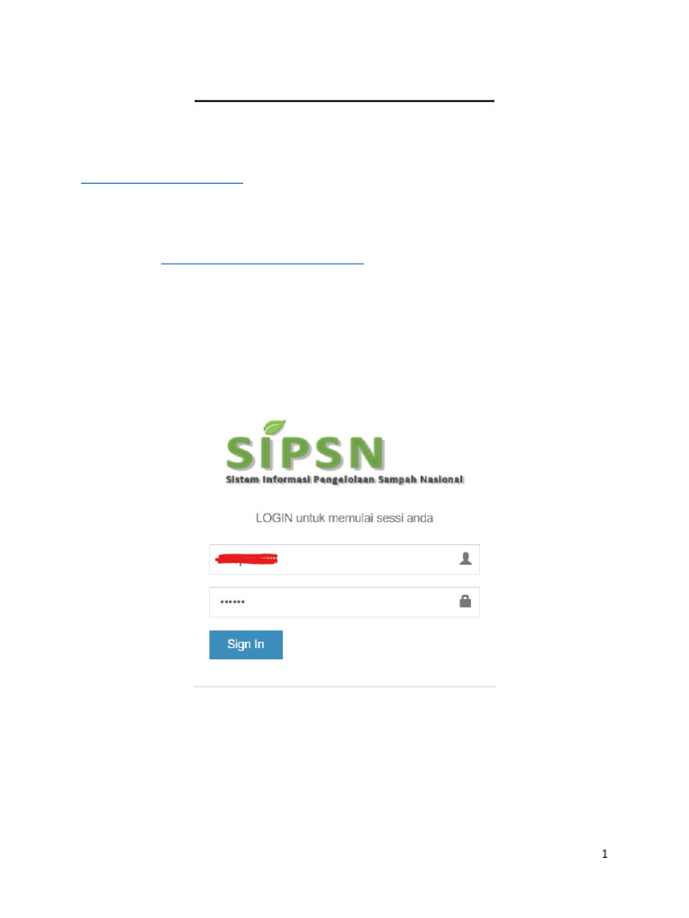Buku Saku Pengisian SIPSN | PDF