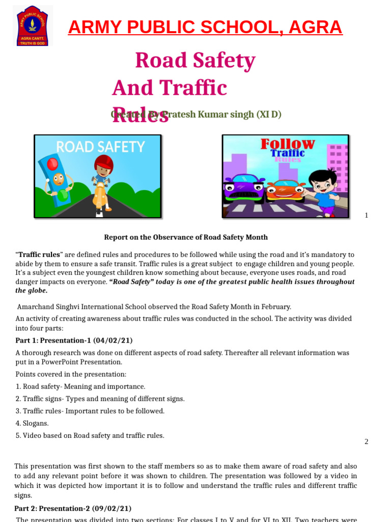 Road_Safety | PDF | Road Traffic Safety | Road