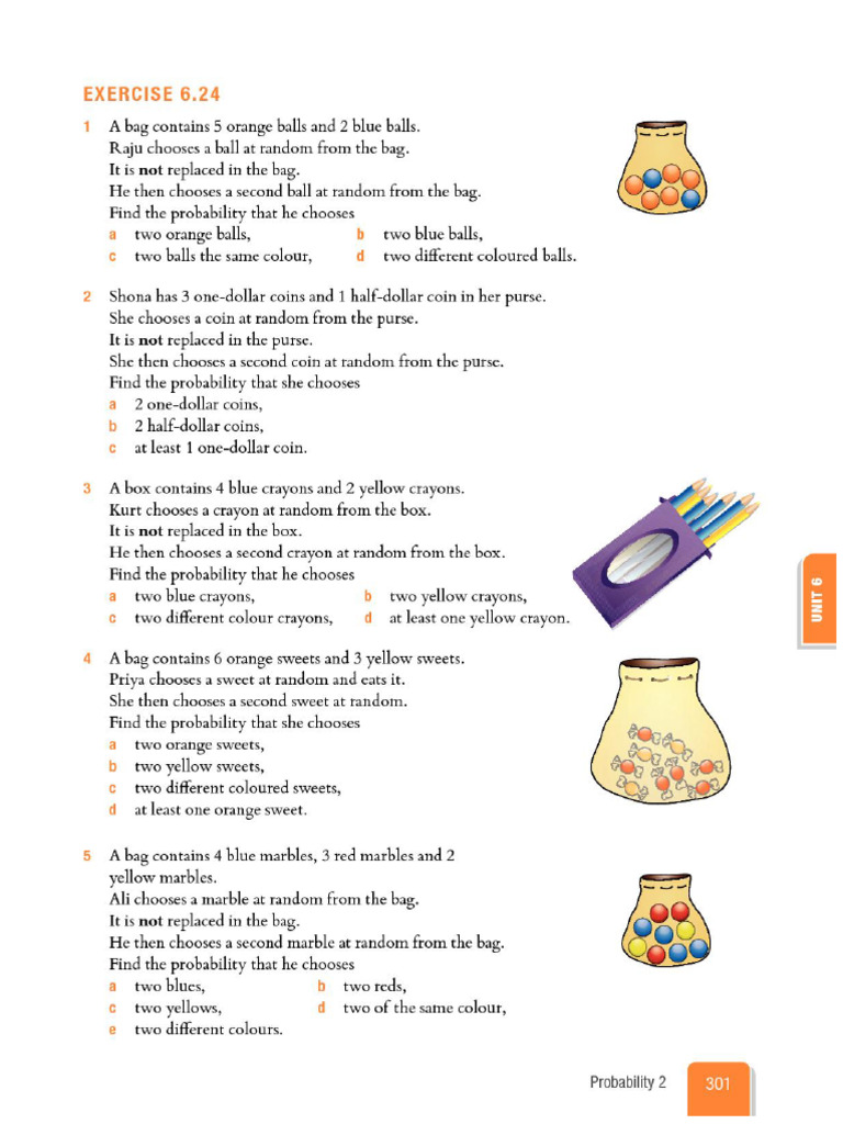 Probability IGCSE MATH EXTENDED | PDF