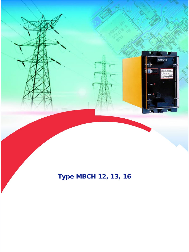 MBCH Relay | PDF | Transformer | Relay