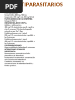 Uso y dosis del Bruzol (Albendazol) | PDF | Rtt | Enfermedades y trastornos