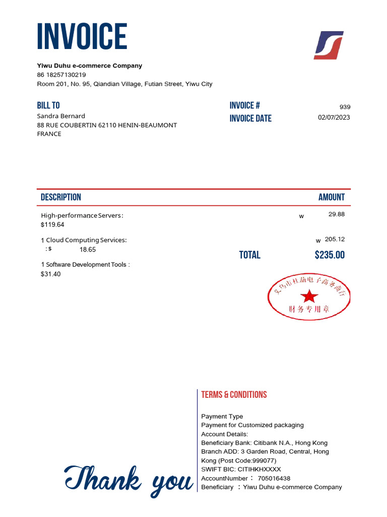 invoice | PDF | Information Technology | Computing