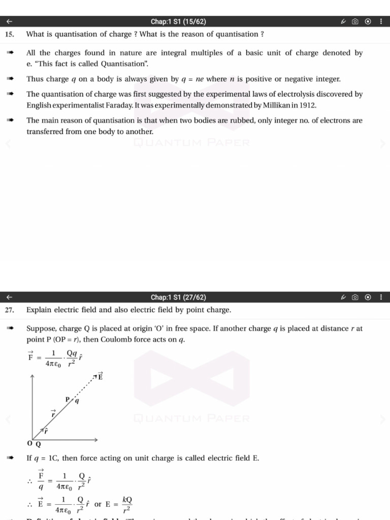 1 To 5 Phy STD 12 Theory Imp | PDF