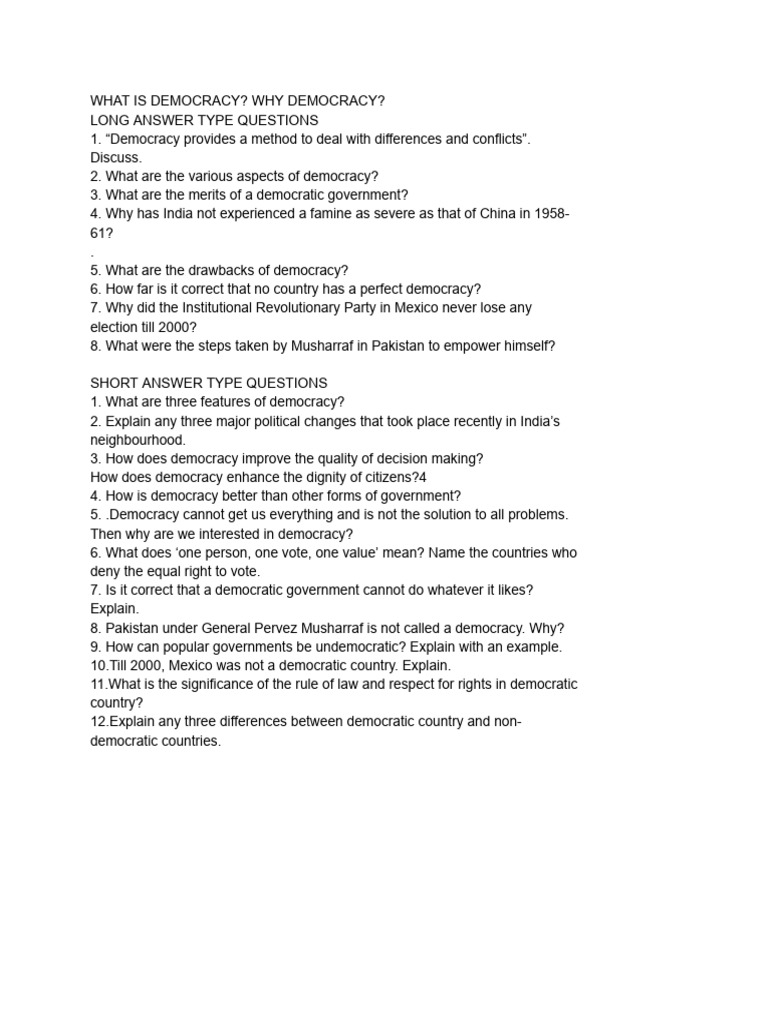 What Is Democracy | PDF