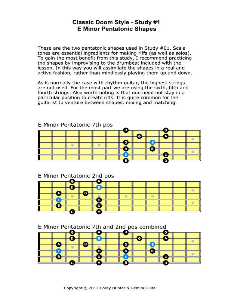 Classic Doom Style - Study #01 - Scale Shapes | PDF