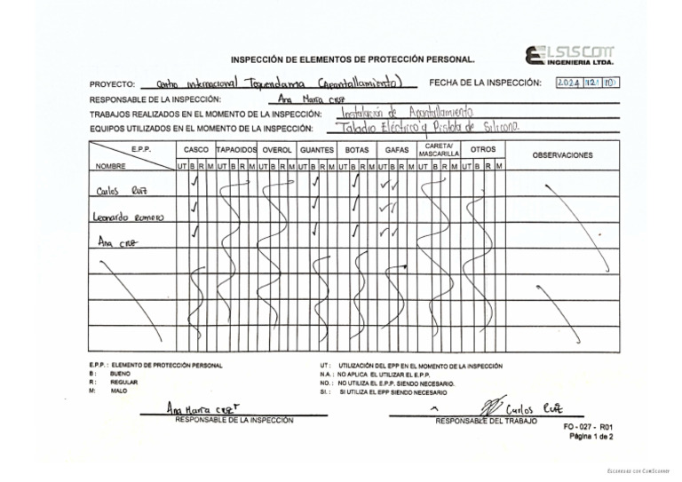 10-12-2024 Insp. E.P.P | PDF