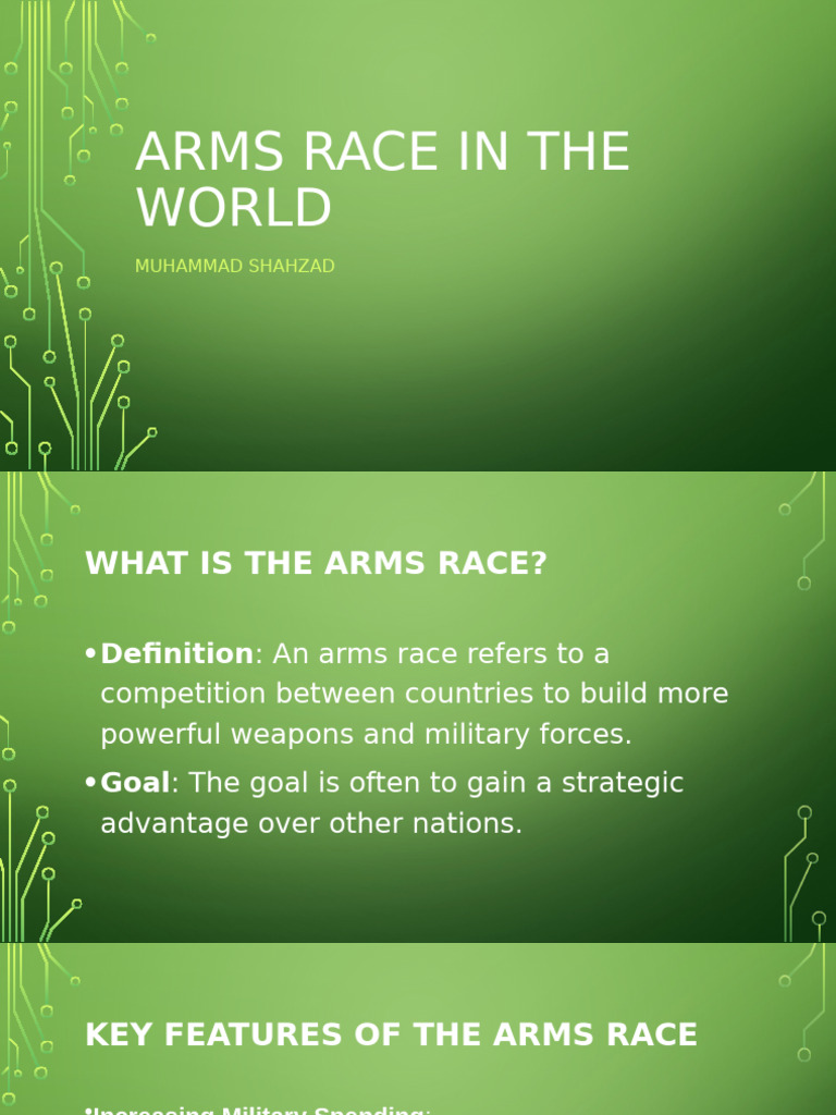 Understanding the Global Arms Race | PDF