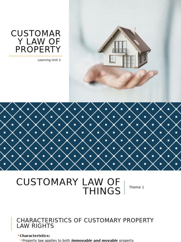 Customary Law: House vs. Family Property | PDF | Common Law | Kinship ...