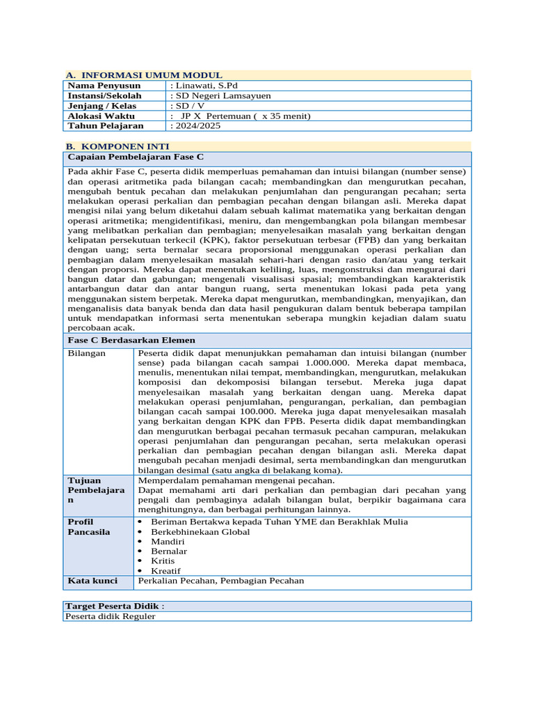 BAB 10 - MA Matematika Kls 5 (Datadikdasmen.com) (1) | PDF