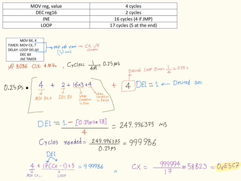 1SEC DELAY Microprocessors | PDF
