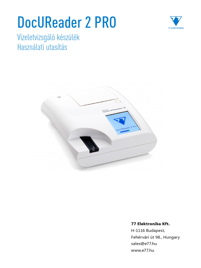 Um - Ud2-9203 - Hu - 01 Pro Docu Reader 2 | PDF