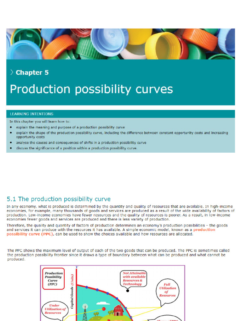 CHAPTER 5 Production Possibility Curves | PDF